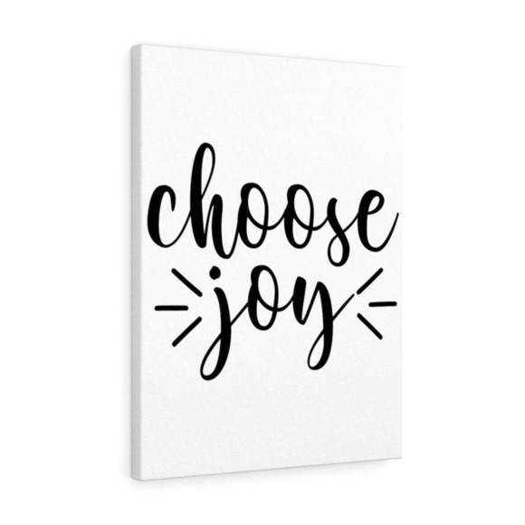 Express Your Love Gifts | Art | Inspirational Wall Art Choose Joy Black ...